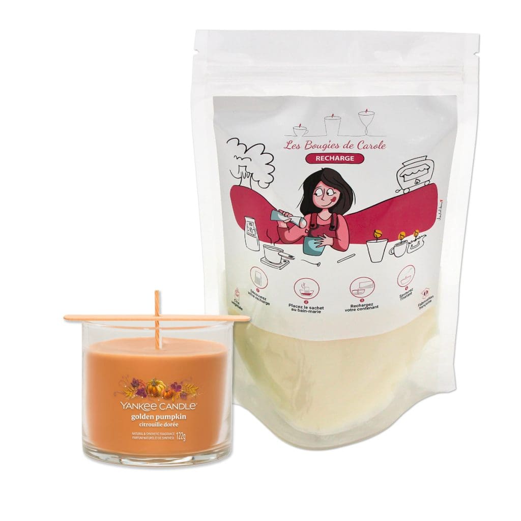 Recharges de bougies personnalisables. Les Bougies de Carole